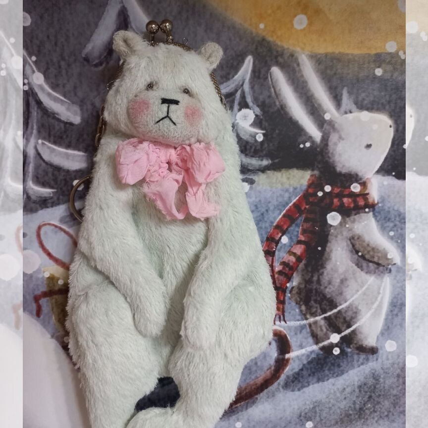 Мишка ключница-талисман - брелок