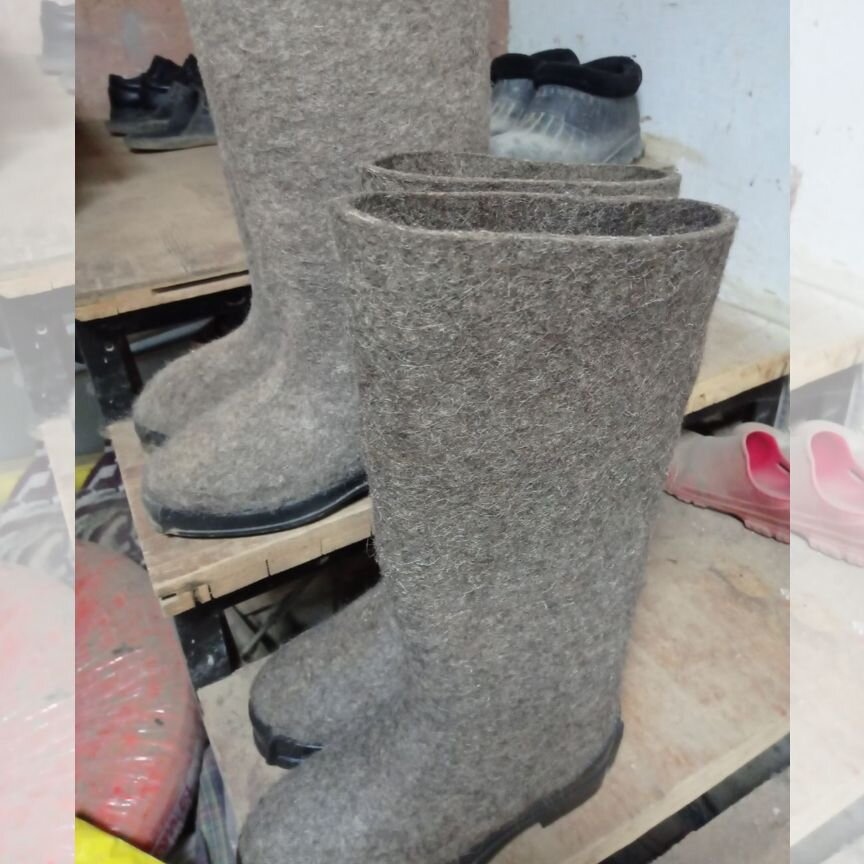 Валенки на резиновой подошве размер 28(41-42)