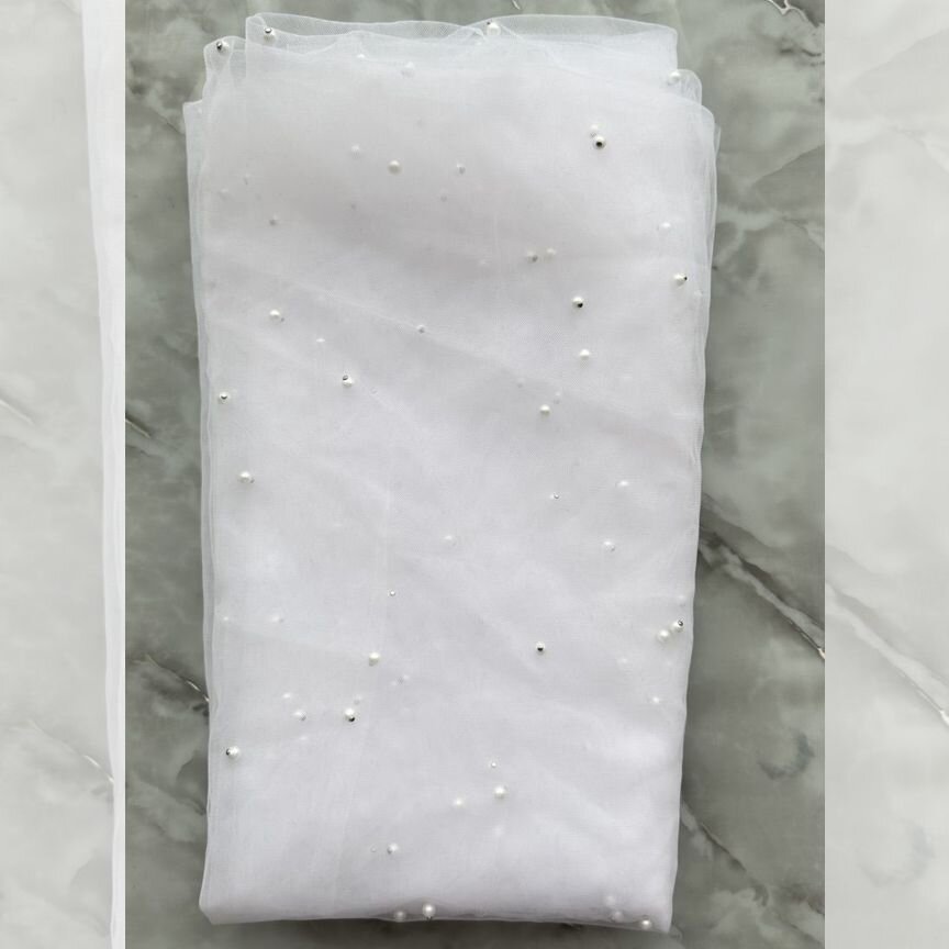 Фатин с бусинами 3*1,5м