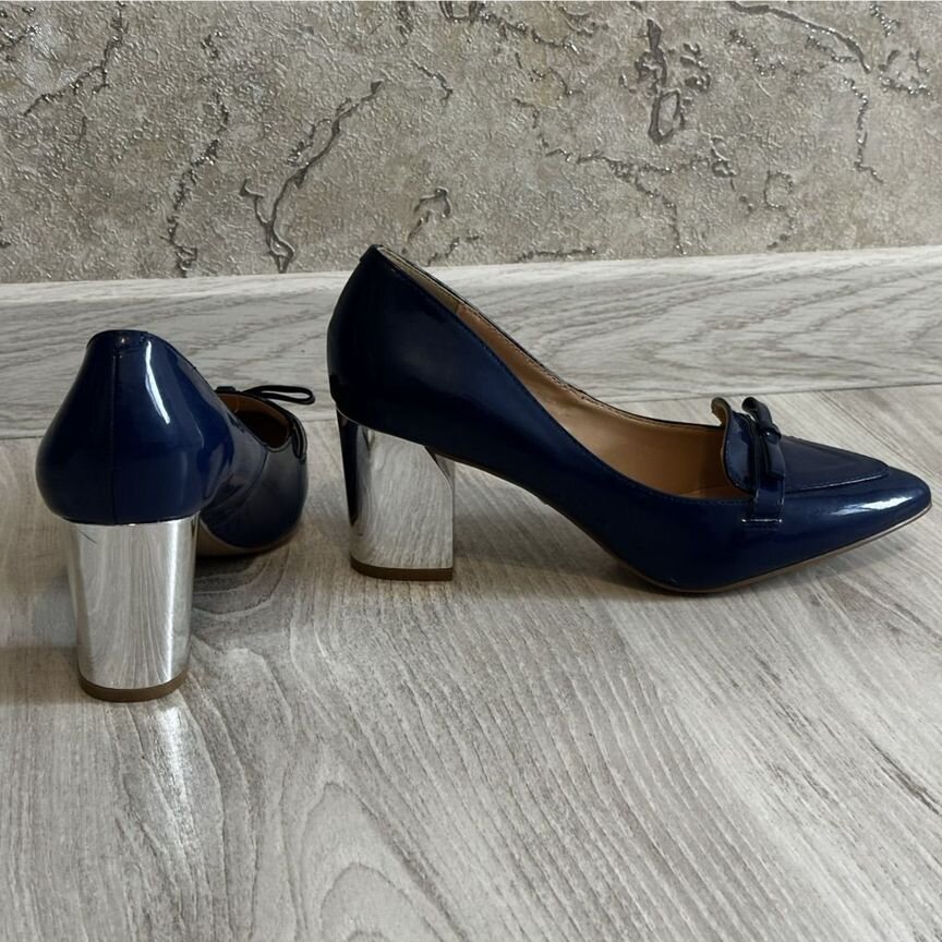 Туфли синие 38