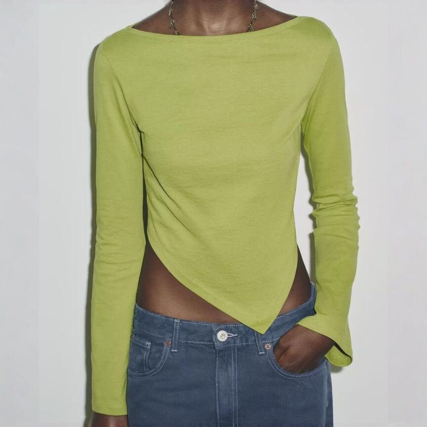 Футболка Топ Кофта Лонгслив Зара Zara S