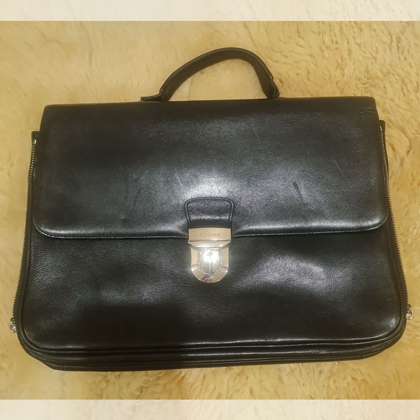 Мужской кожаный портфель новый