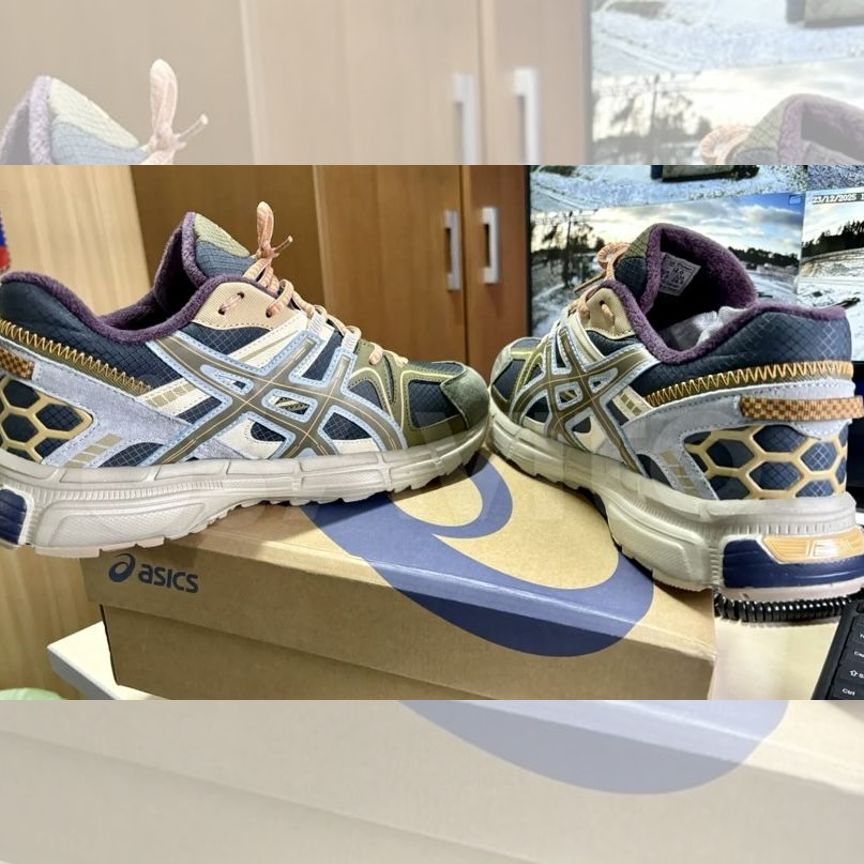 Классные Мужские зимние термо кроссовки Asics