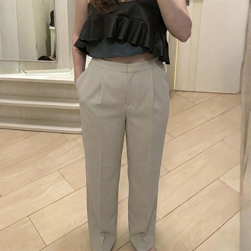 Брюки со складками 12 storeez новые с биркой