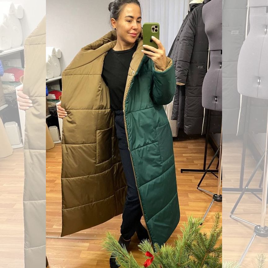 Пховик зимний даухсторонний Lux пошив