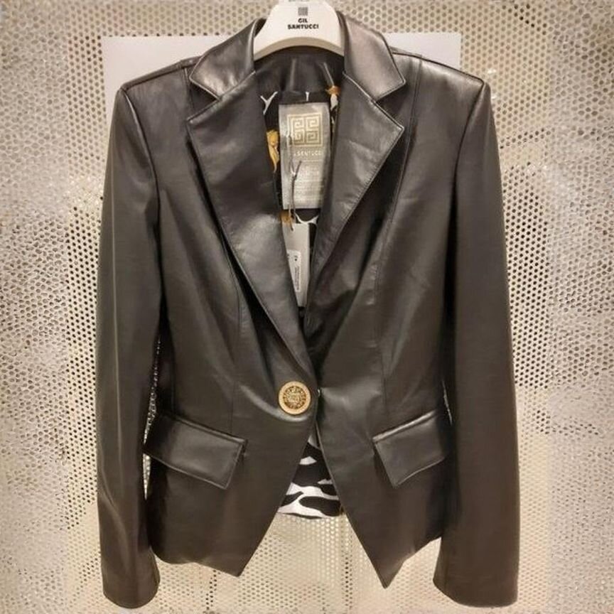 Кожаный пиджак GIL santucci